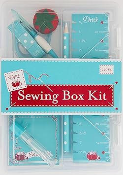 Amazon.com: Dritz Sewing Box Kit,Teal/White