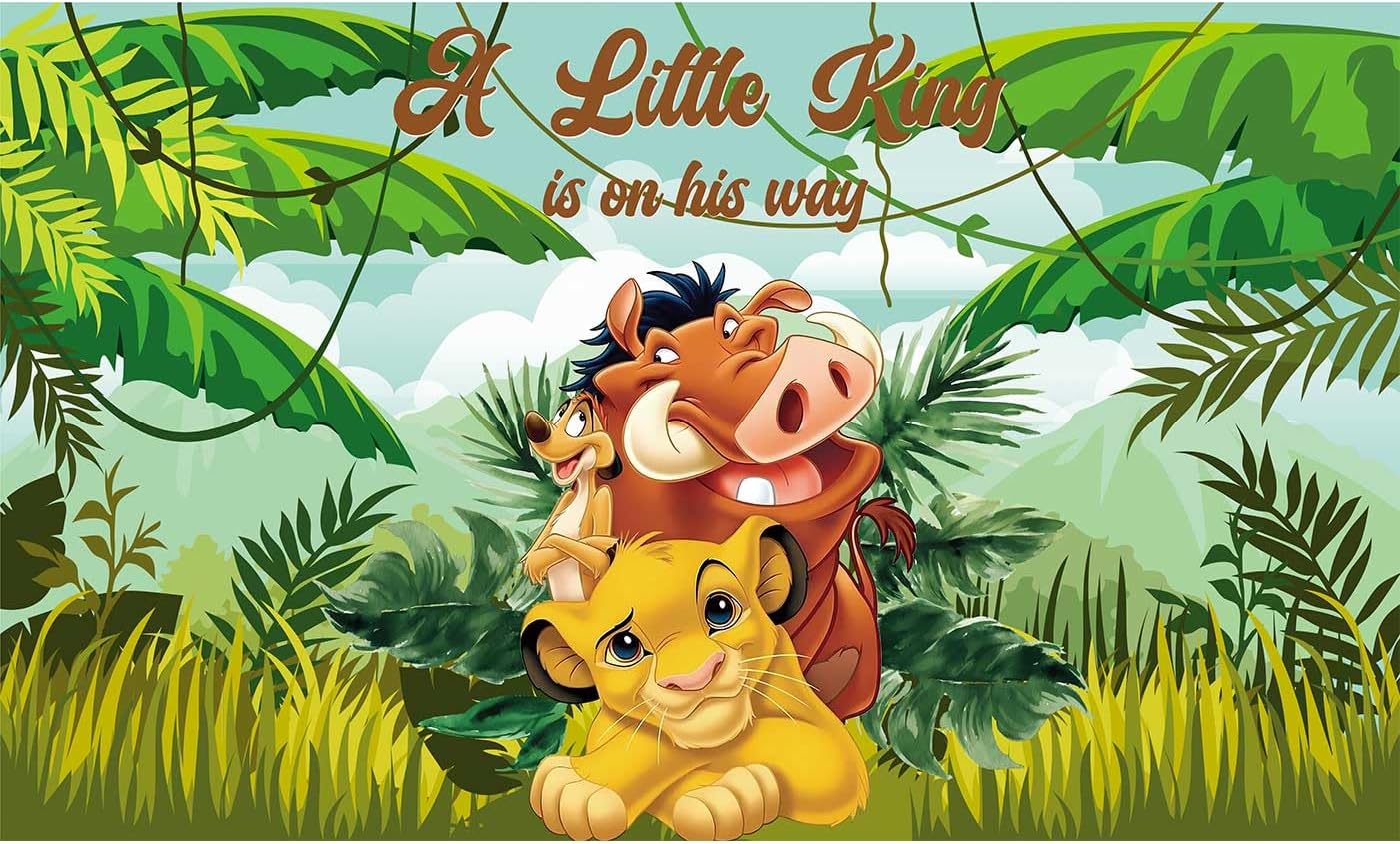 Amazon.com : Lion King Banner for Baby Shower 5x3ft Simba or Nala ...