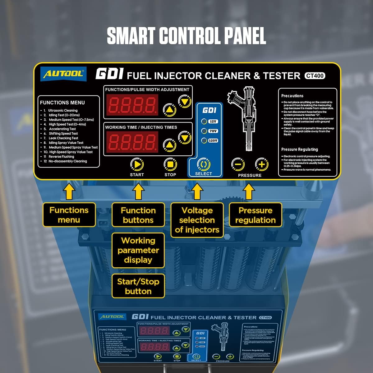 AUTOOL GDI Fuel Injector Cleaner & Tester 110V Macao | Ubuy