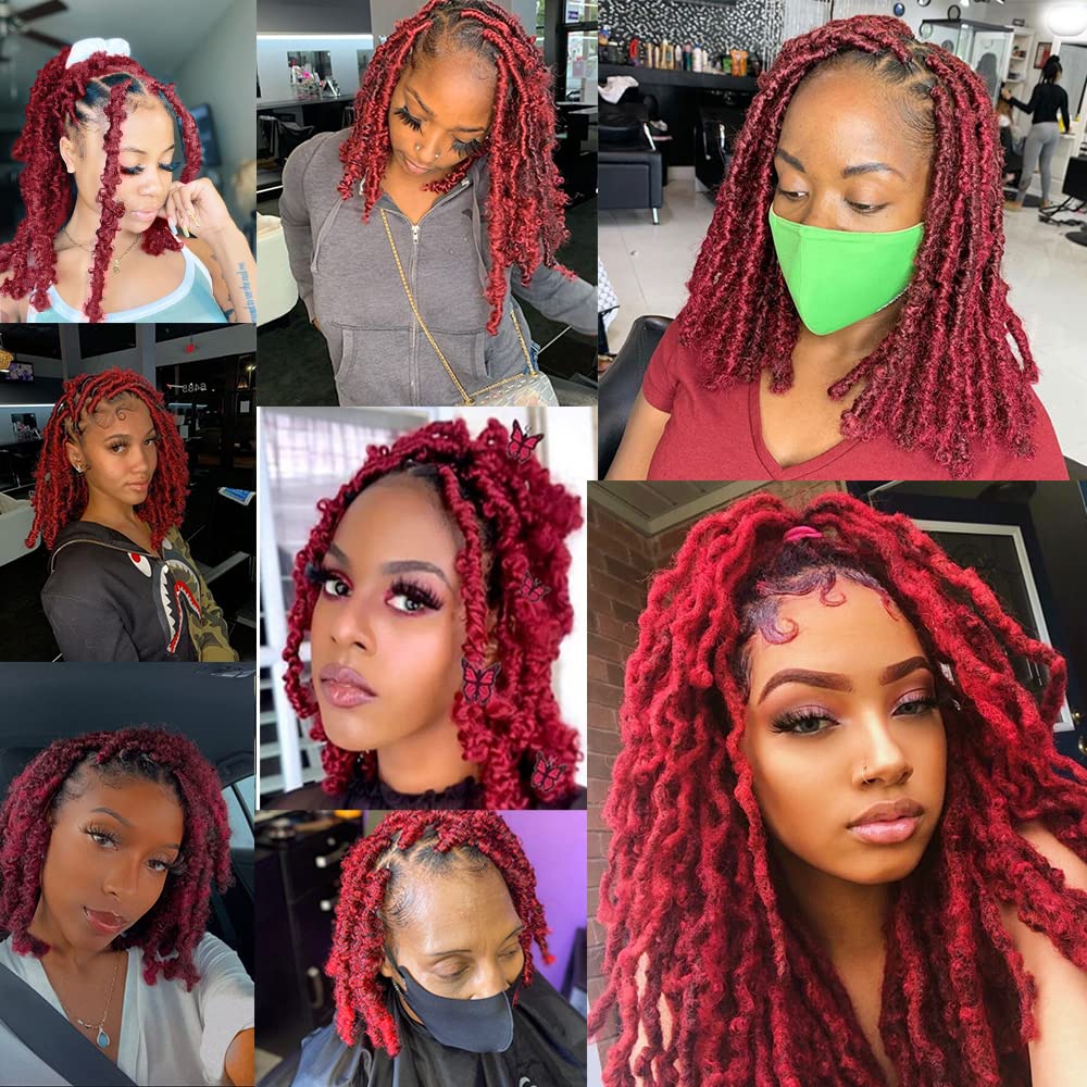 8 Packs Pre-Separated Springy Afro Twist Hair For Distressed Soft Locs ...