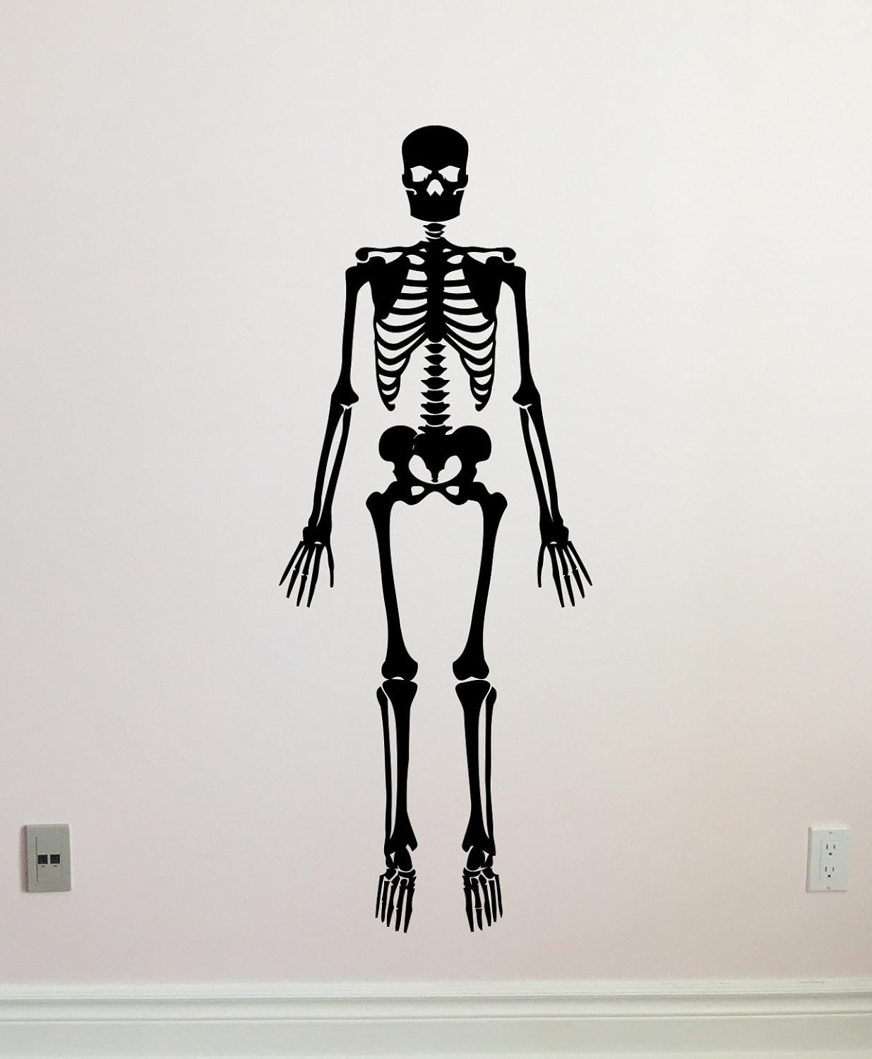 Amazon.com: Skeleton Wall Decal Dead Human Skeleton Vinyl Sticker ...
