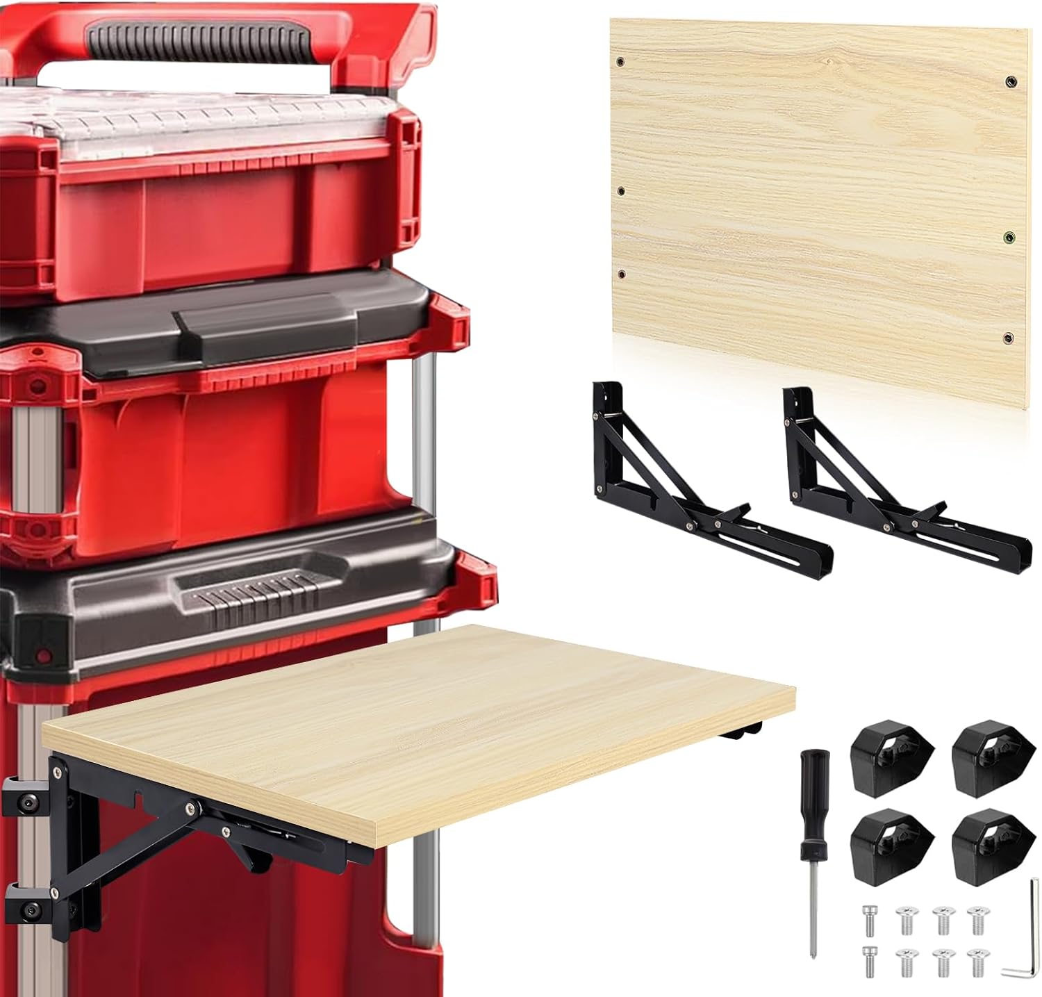 UFIZZY Folding/Removable Table Compatible with Milwaukee Packout ...