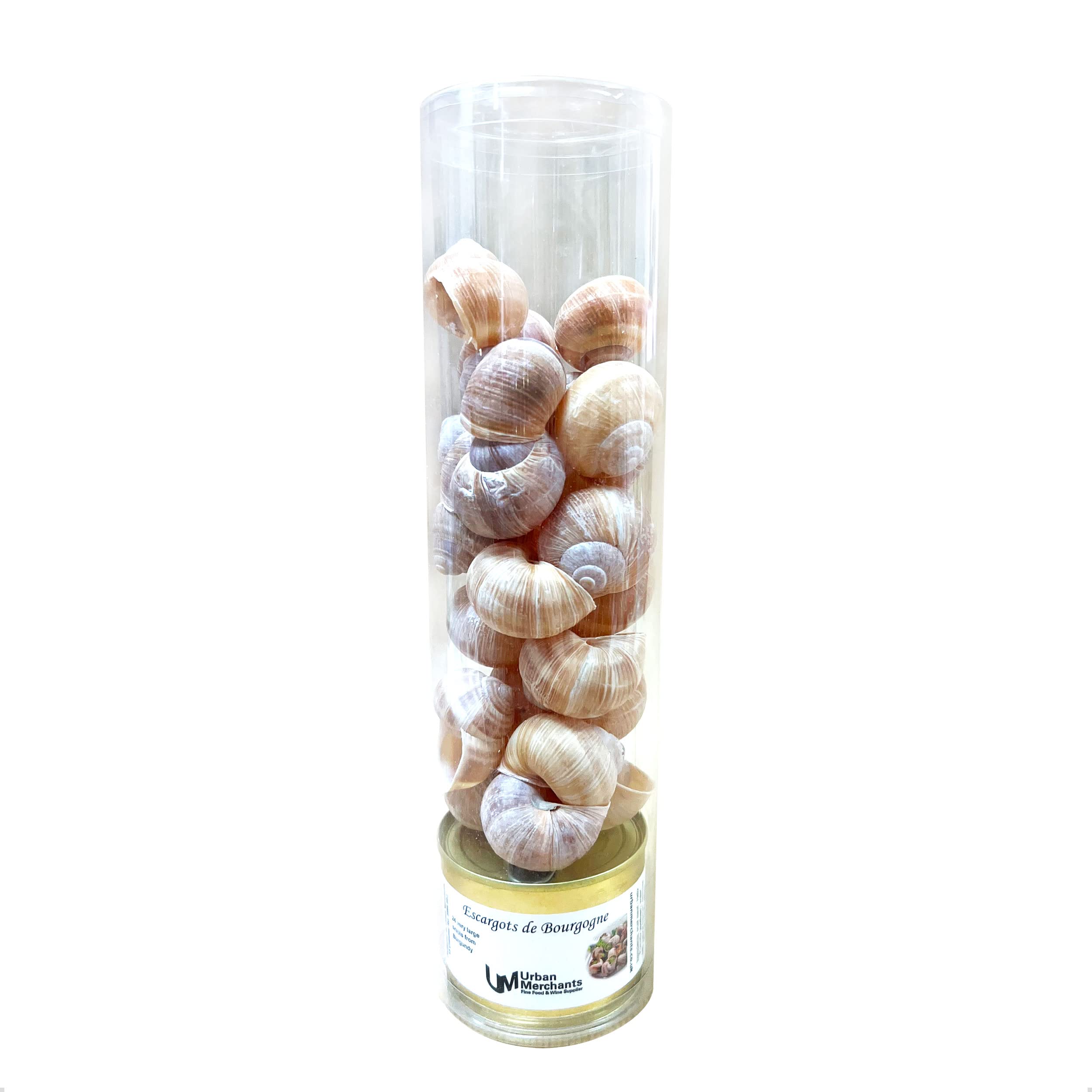 Escargots de Bourgogne - 24 Premium Large Burgundy Snails with Shells ...