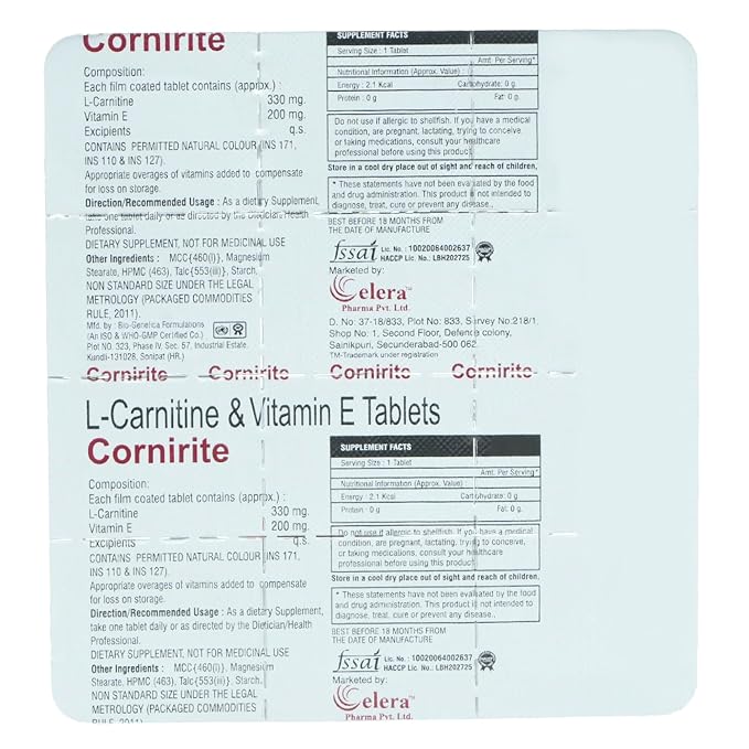 Cornirite Softgel - Strip of 10 Capsules : Amazon.in: Health & Personal ...