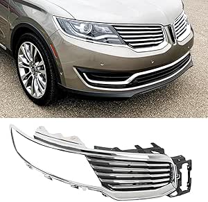 Amazon.com: SIPIDEAUT Front Bumper Upper Grille Grill Front Bumper ...