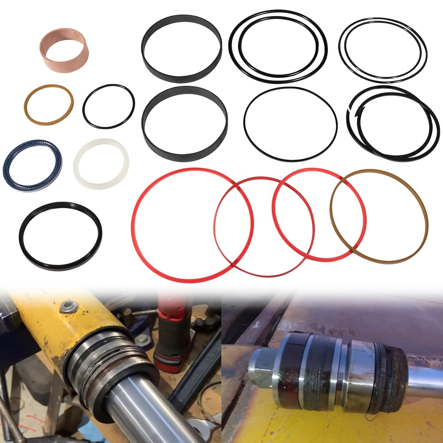 Amazon.com: yourour 310D Complete Hydraulic Seal Kit,Backhoe Boom ...