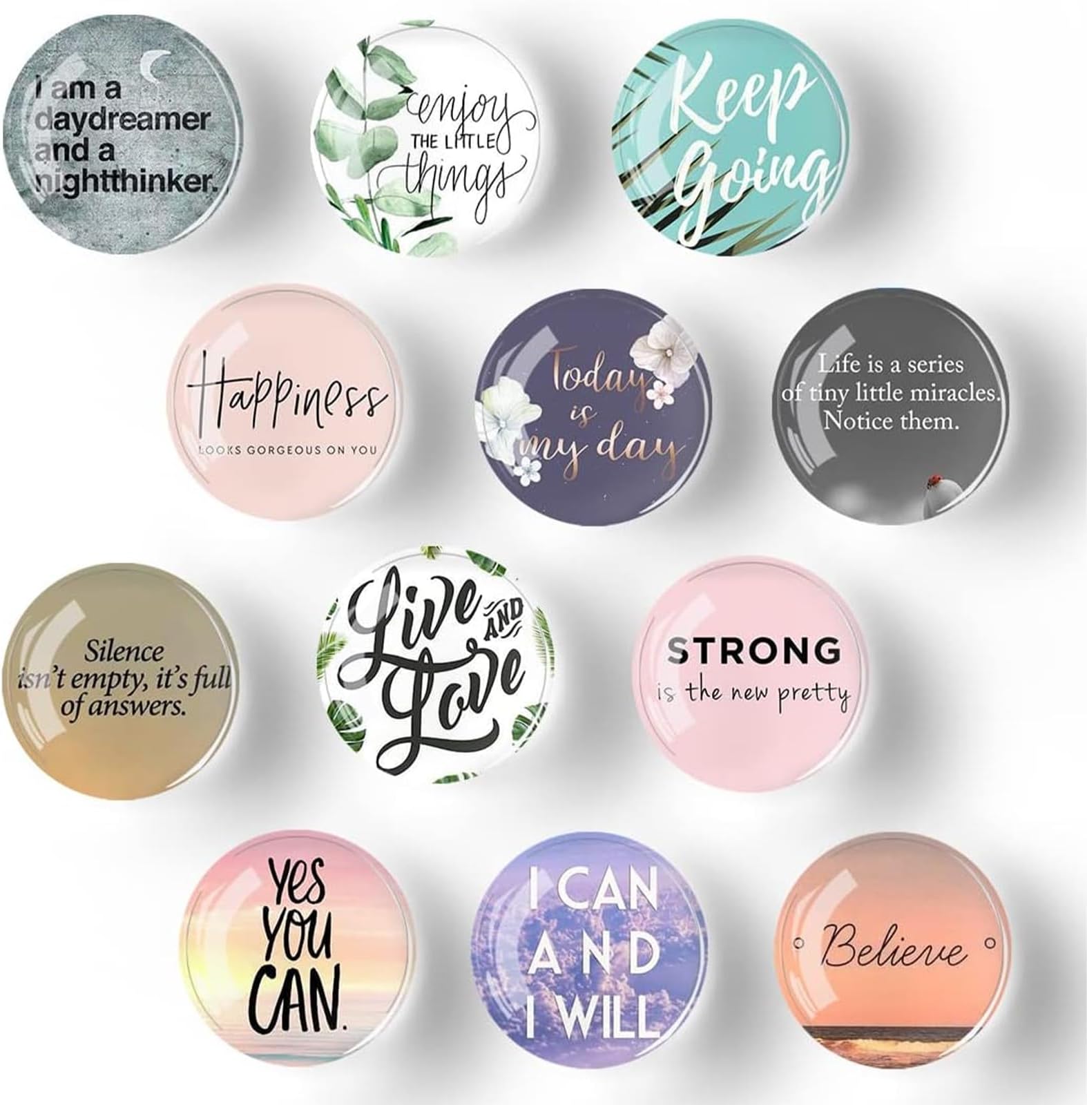 8 Pack Inspirational Bible Verse Magnets for Fridge, Lockers, Christian ...