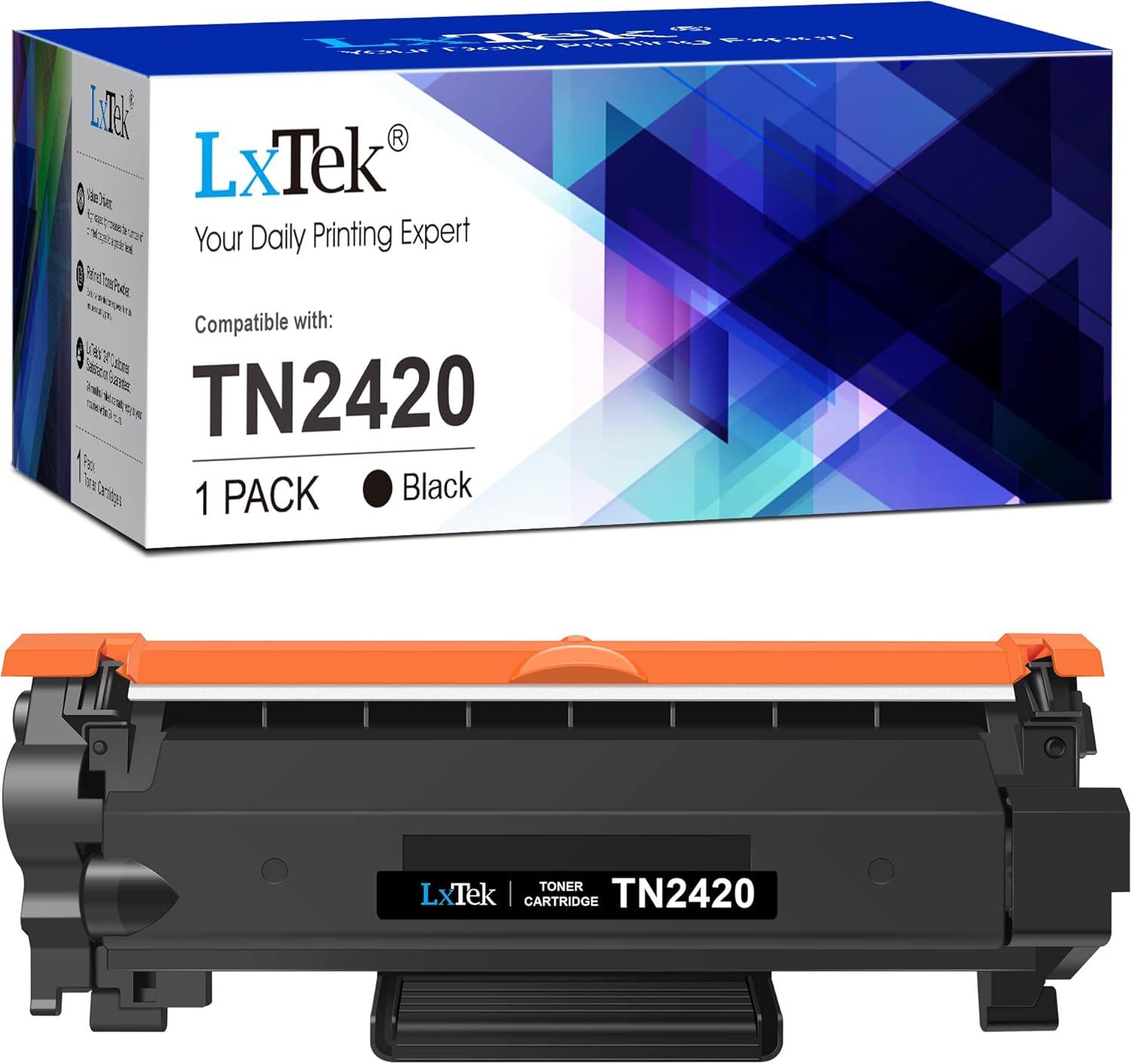LxTek TN2420 Compatible Toner Cartridges Replacement for Brother TN ...