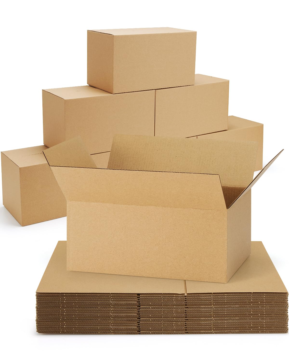 Amazon.com: Poever 40-Pack-Small-Shipping-Boxes-9x6x4, Corrugated ...