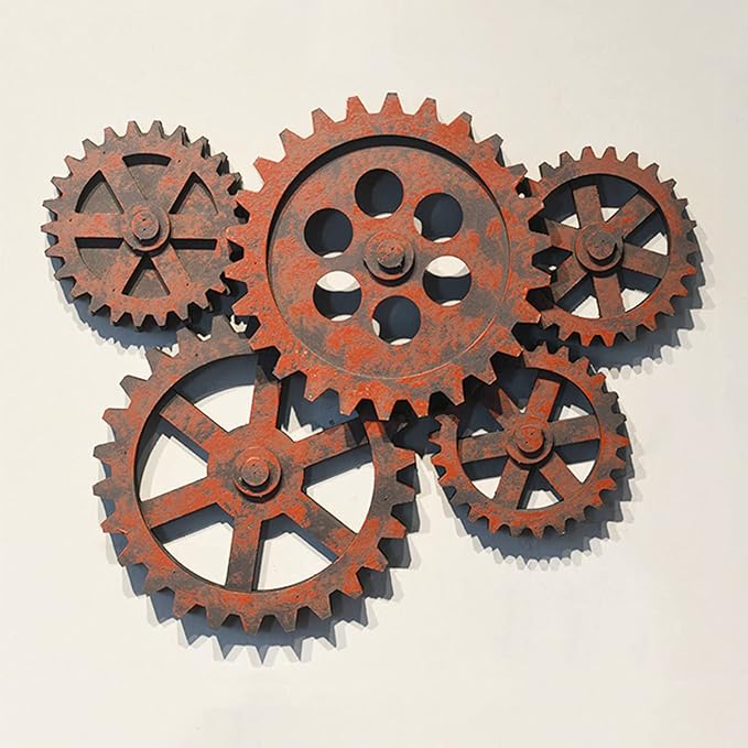 Amazon.com: Steampunk Gears Wall Decor Mechanical Gear Cogs Wall Art ...
