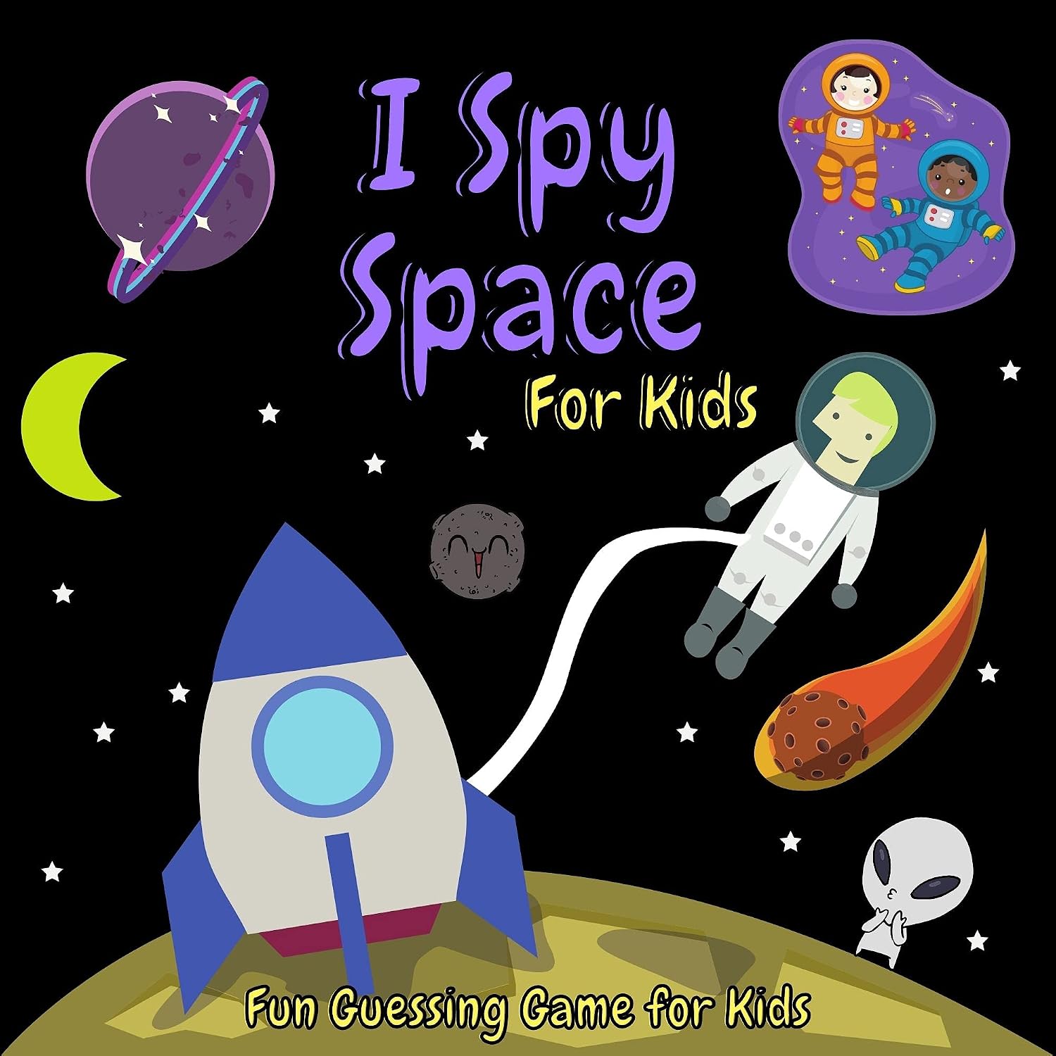 Amazon.com: I Spy Space for Kids: Space Activity Book For Kids, Fun ...