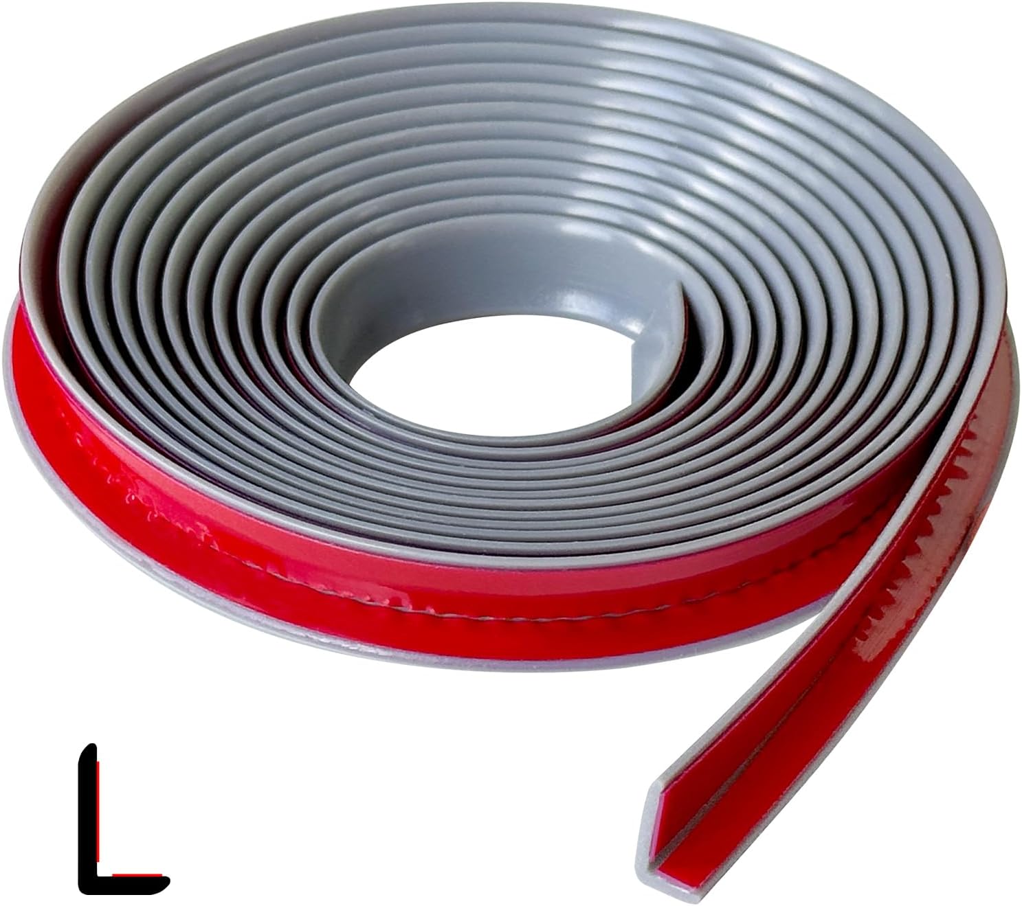 Tile Edge Trim, Flexible L Shaped Rubber Edge Trim, Small Size 90 ...