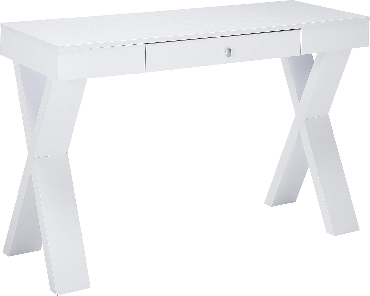 Amazon.com: Convenience Concepts Newport Desk with Drawer, White ...