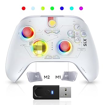 Amazon.com: EasySMX X15 PC Controller - Enhanced Wireless Bluetooth ...