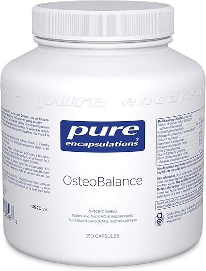 Pure Encapsulations - OsteoBalance - Hypoallergenic Supplement to ...