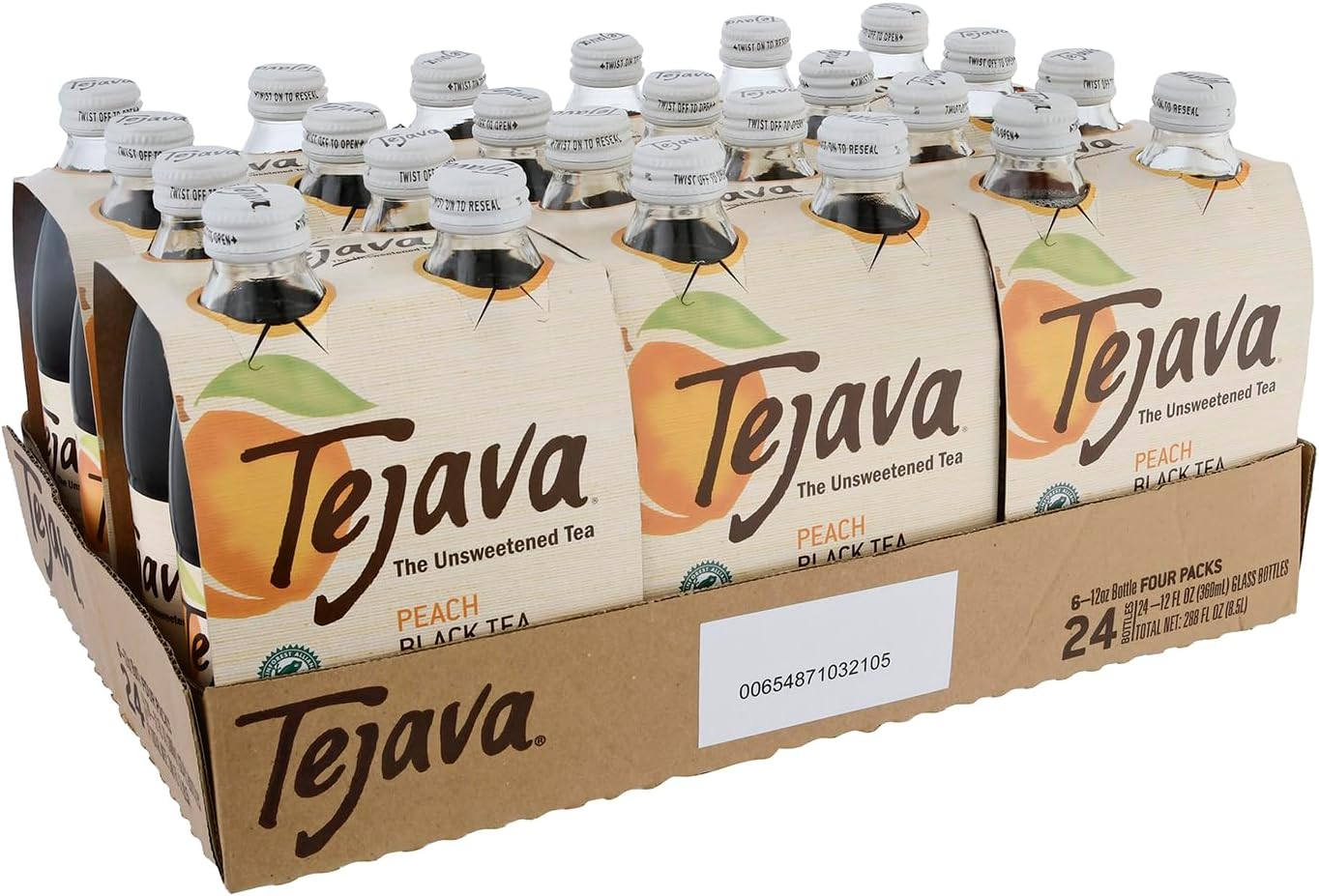 Amazon.com : Just Ice Tea Ready To Drink Original Black Tea Unsweetened ...