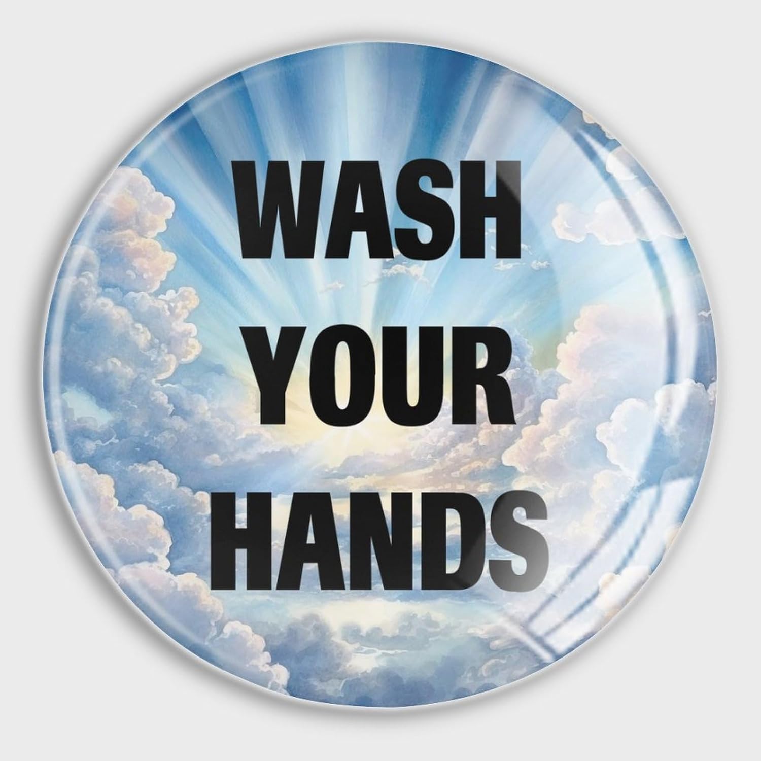 Amazon.com: Wash Your Hands Magnets Refrigerator Magnetic Whiteboard ...