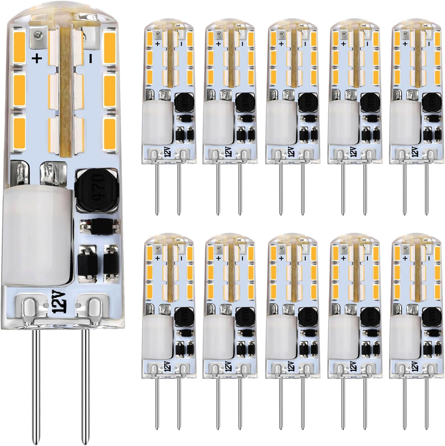 TIAFELNGLY G4 LED bulbs, no flicker, 1.5 W, G4 LED, warm white, 3000 K ...