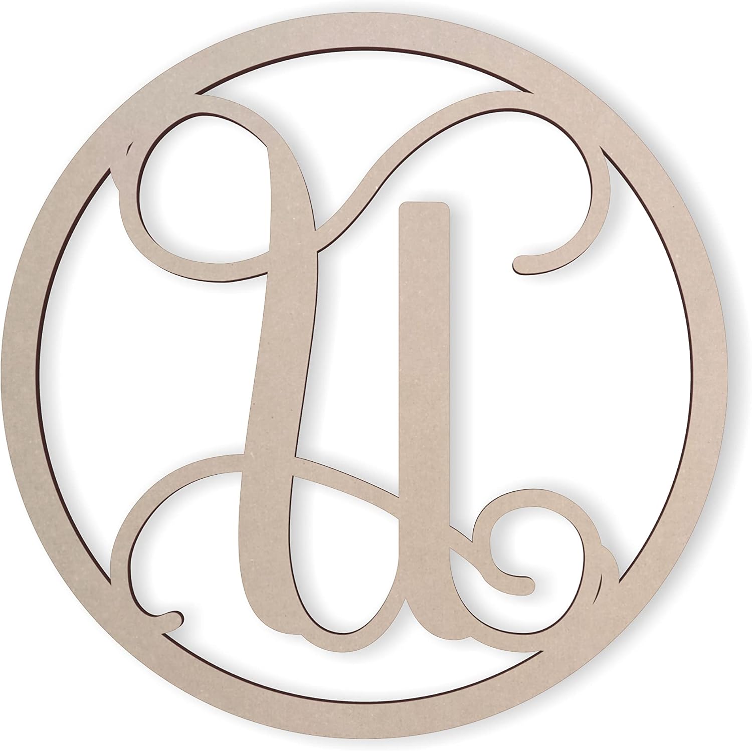 Amazon.com: Wooden Letters by Jess and Jessica Cursive Wood Letter for ...