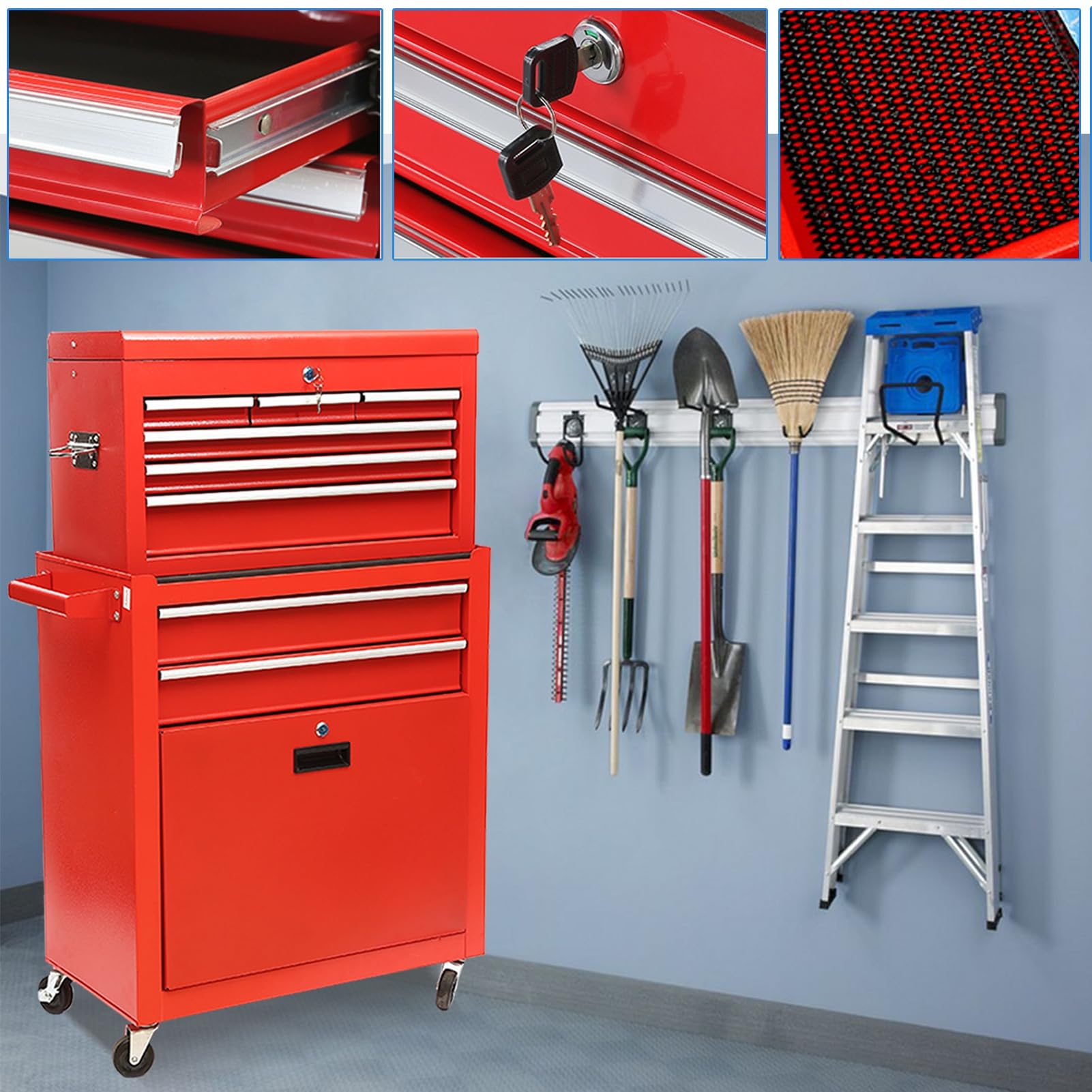 Tool Chest NEW Milwaukee PACKOUT Rolling Tool Chest & Deep Organizer