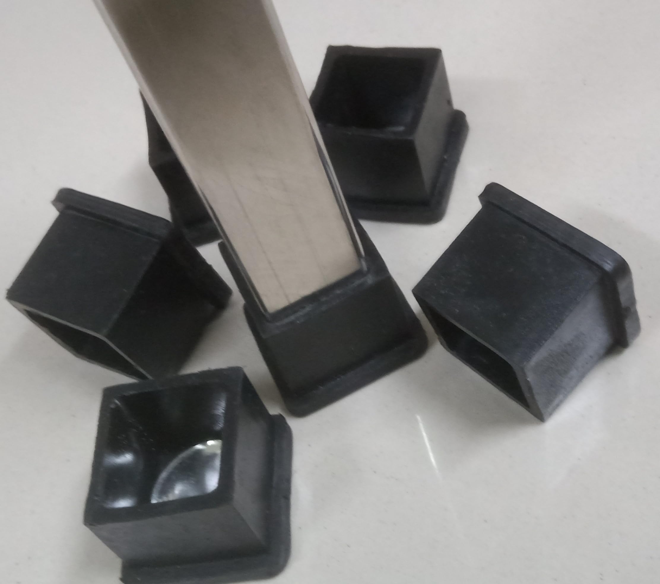 Rubber End Cap Pad Shoe Bush for Outer use of Square Steel Pipe ...