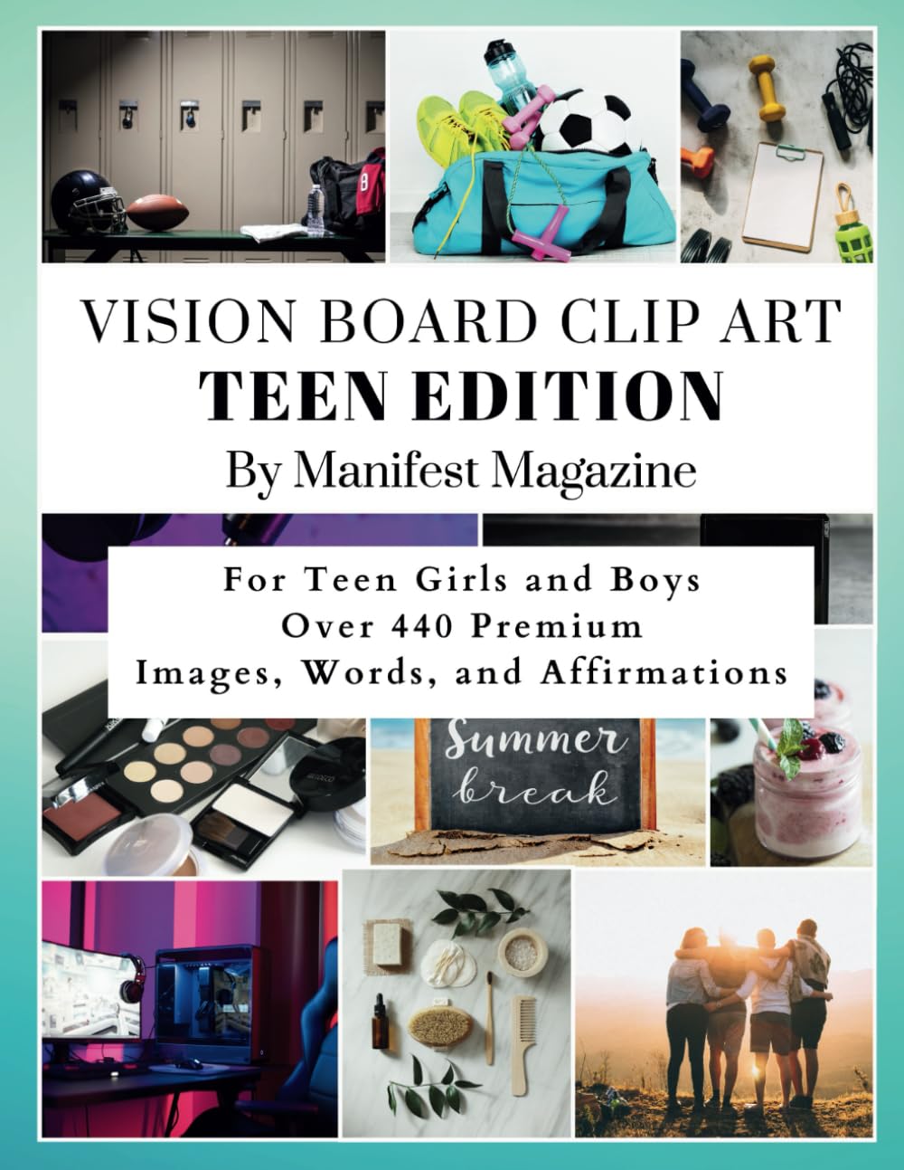 Amazon.com: Manifest Magazine Teen Edition: Vision Board Clip Art For ...