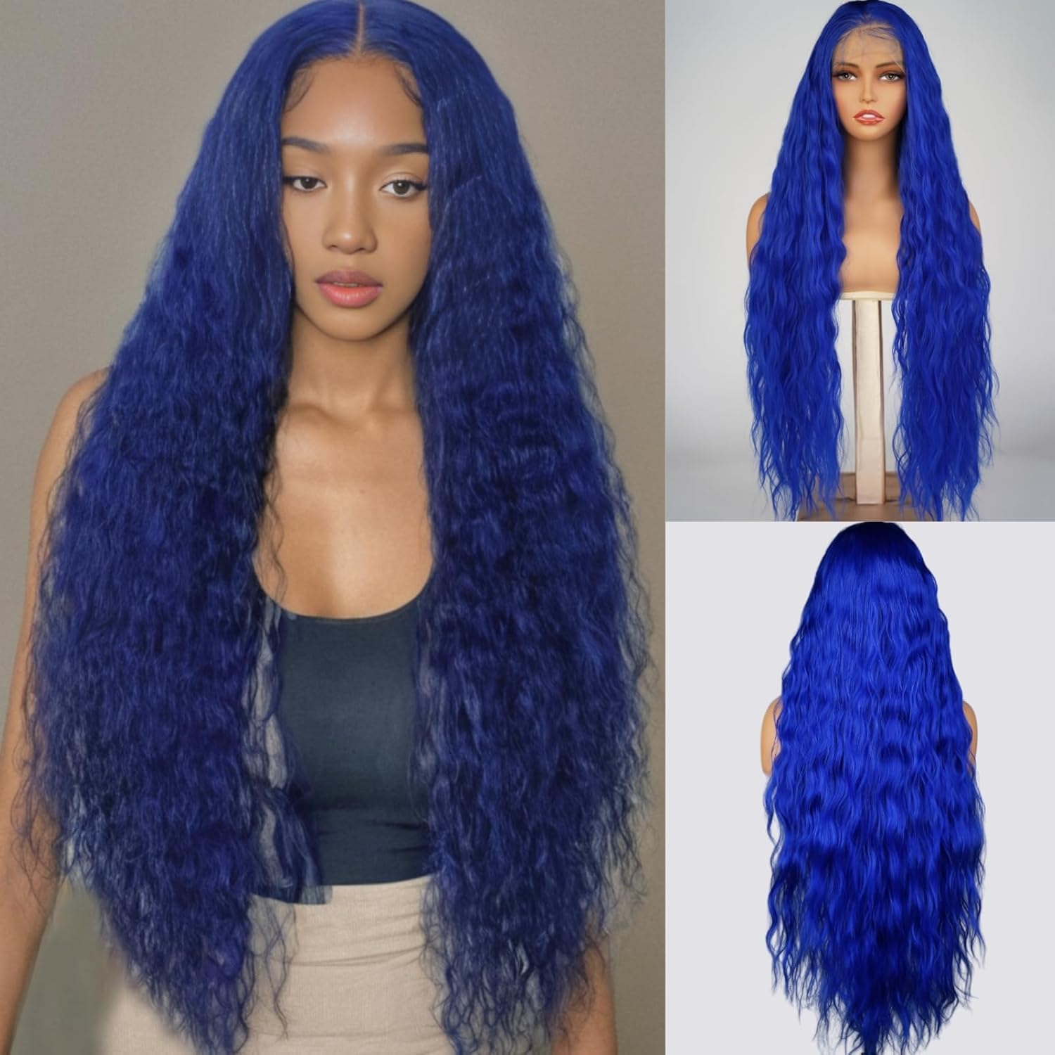 Amazon.com : MISS FANCY 13X6 HD Lace Front Wigs For Black Women 34 Inch ...