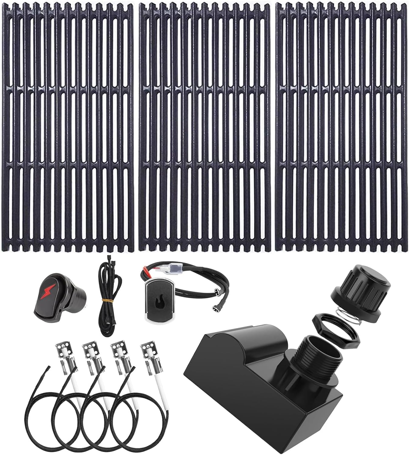 Amazon.com : BBQration Cooking Grid and Grill Igniters Replacement for ...