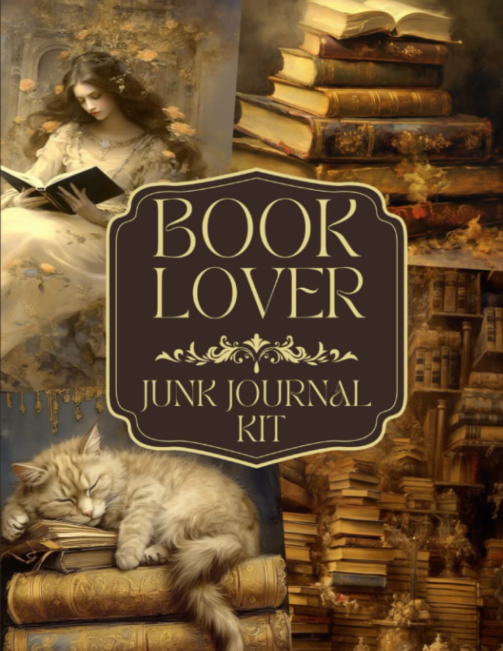 Amazon.com: Book lover Junk Journal Kit: A Literary Adventure Awaits ...
