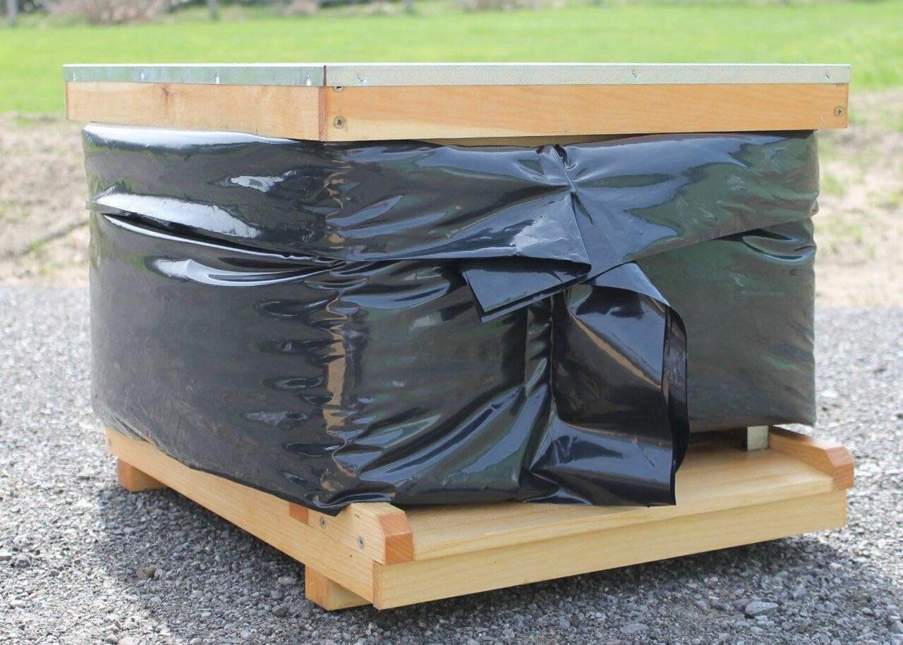 Amazon.com: LAPPE'S BEE SUPPLY - Bee Cozy Winter Bee Hive Wrap, Black ...