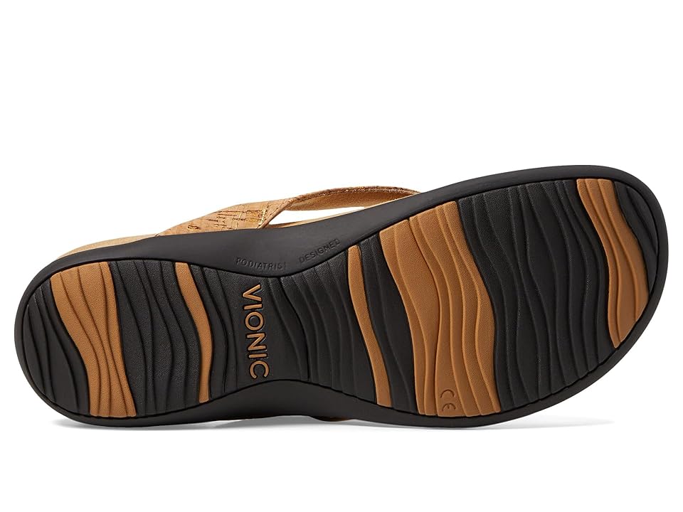 Vionic Bella Ii (Gold Cork) Women's Sandals International Shipping