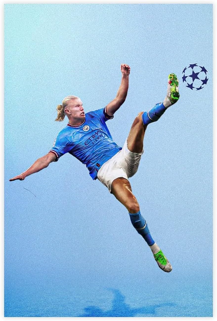 Amazon.com: Football Player Posters for Walls Man City Soccer Poster ...