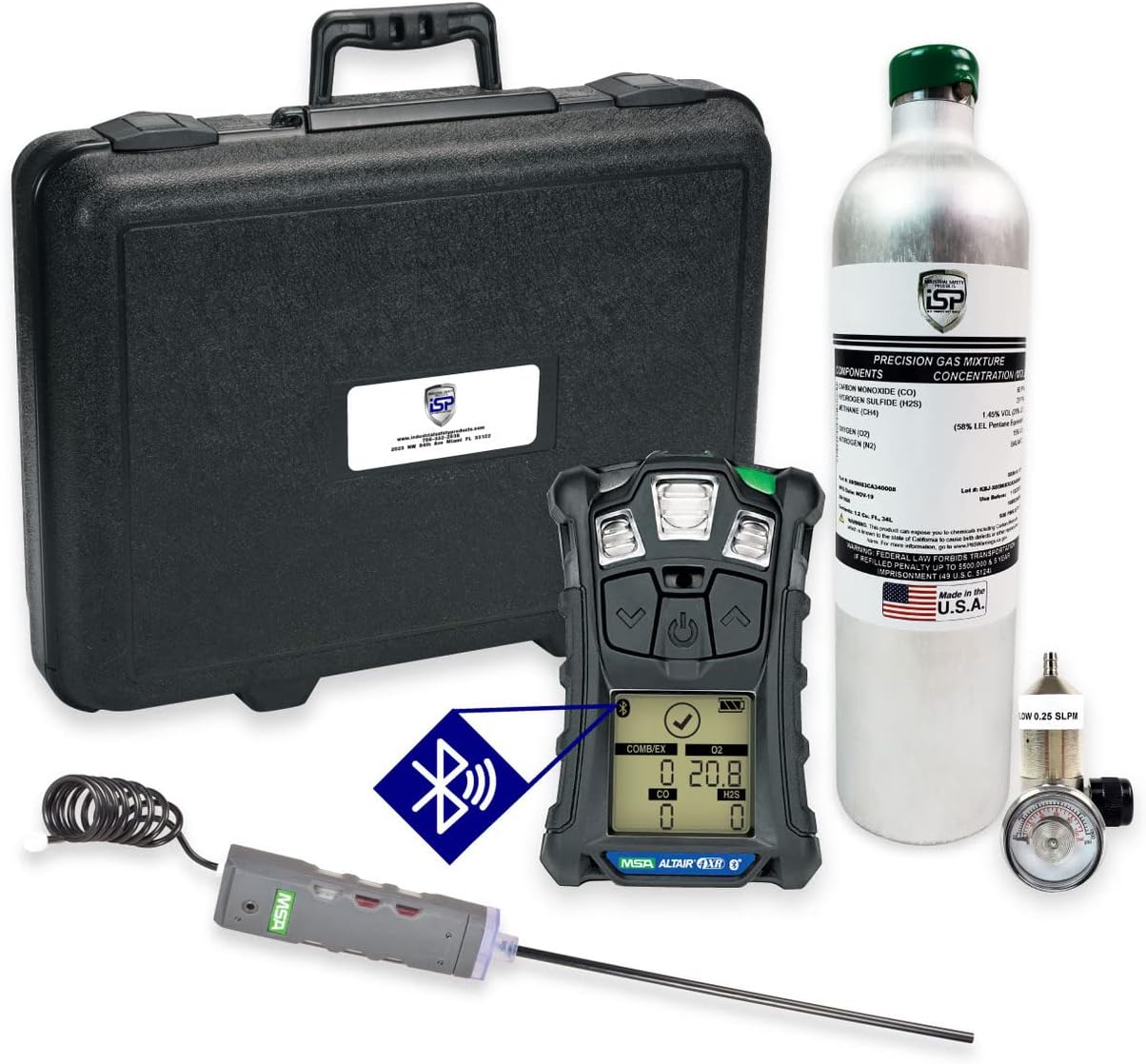 MSA 10110489 Altair 4X Multigas Detector & Calibration Kit + Pump Probe ...