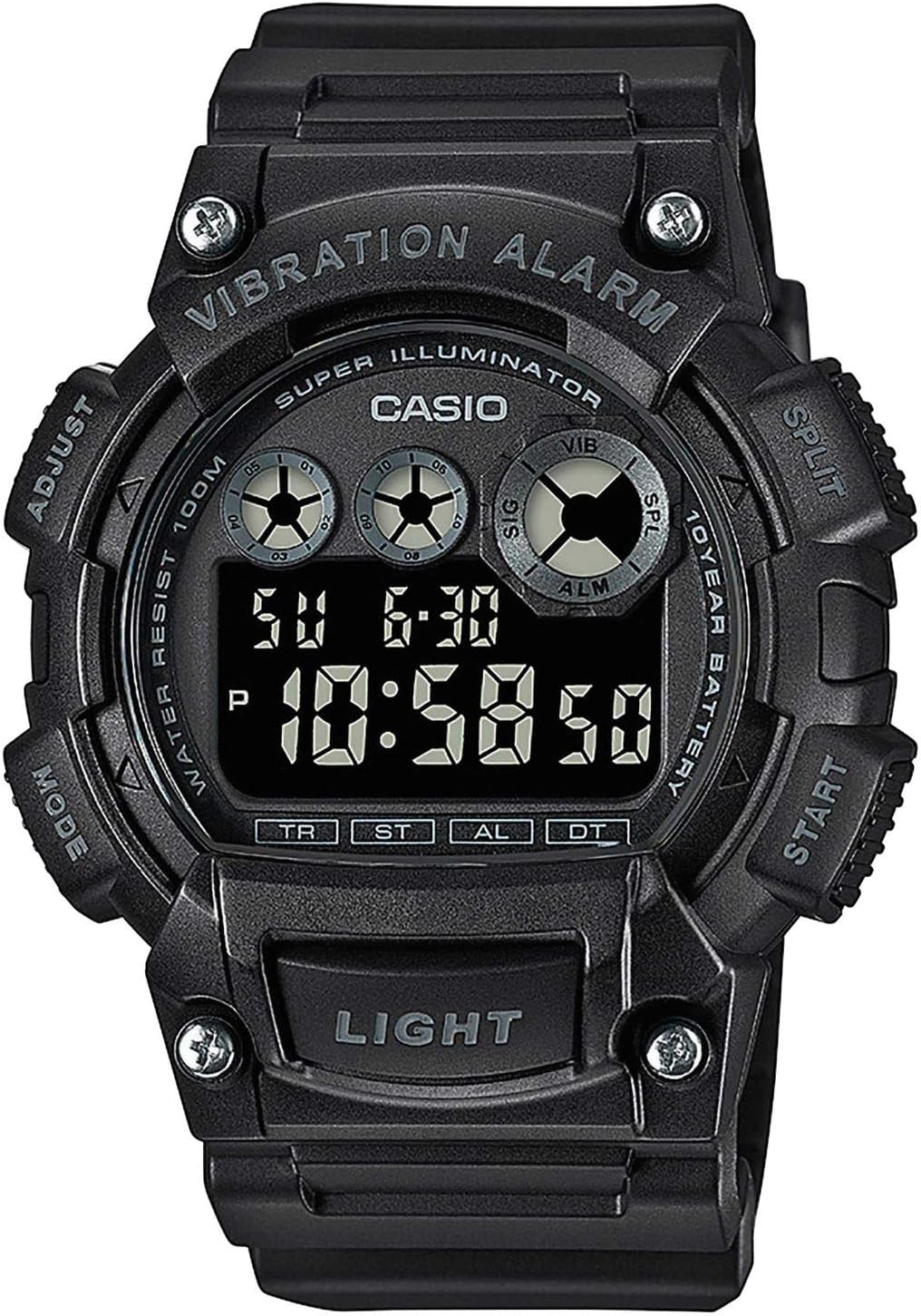 Casio Unisex-Erwachsene Digital Quartz Uhr mit Kunststoff Armband AE ...