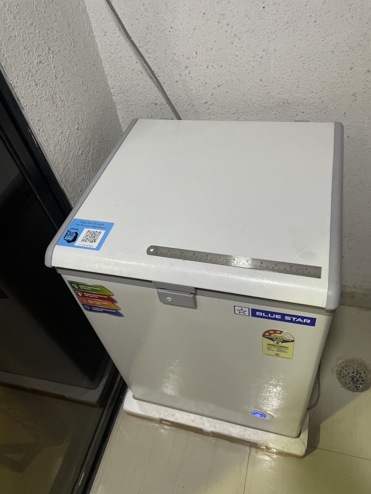 Blue Star CF3-130NEYW 130 Liter Single Door Deep Freezer (108 Liter ...
