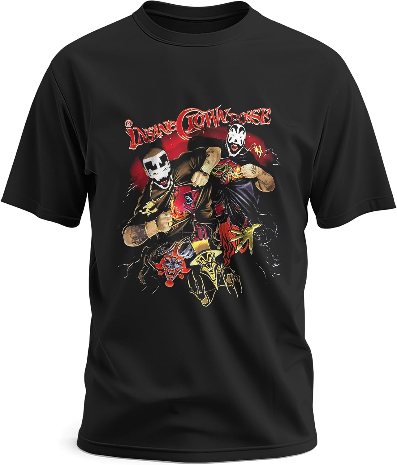 Generic T-Shirt Vintage Big Insane Unisex Family Clown Novelty Posse ...
