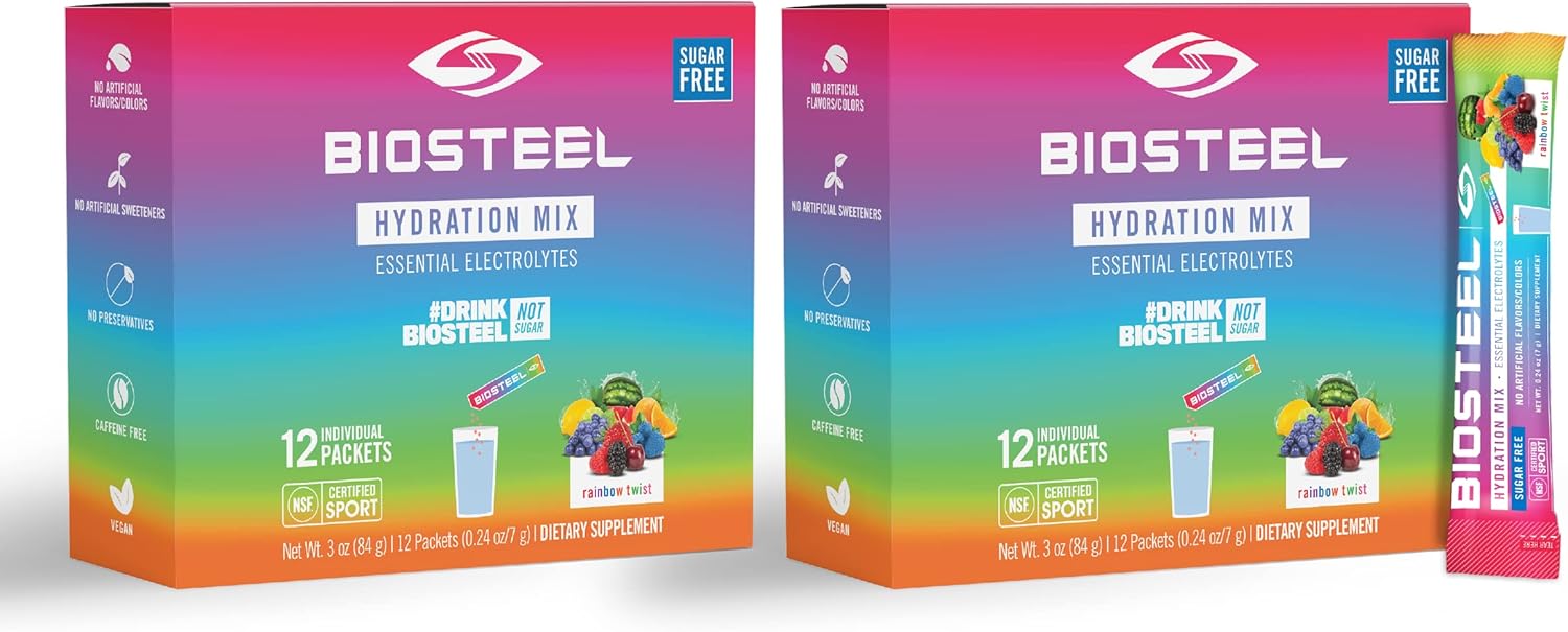 Amazon.com: BioSteel Hydration Mix, Sugar-Free with Essential ...