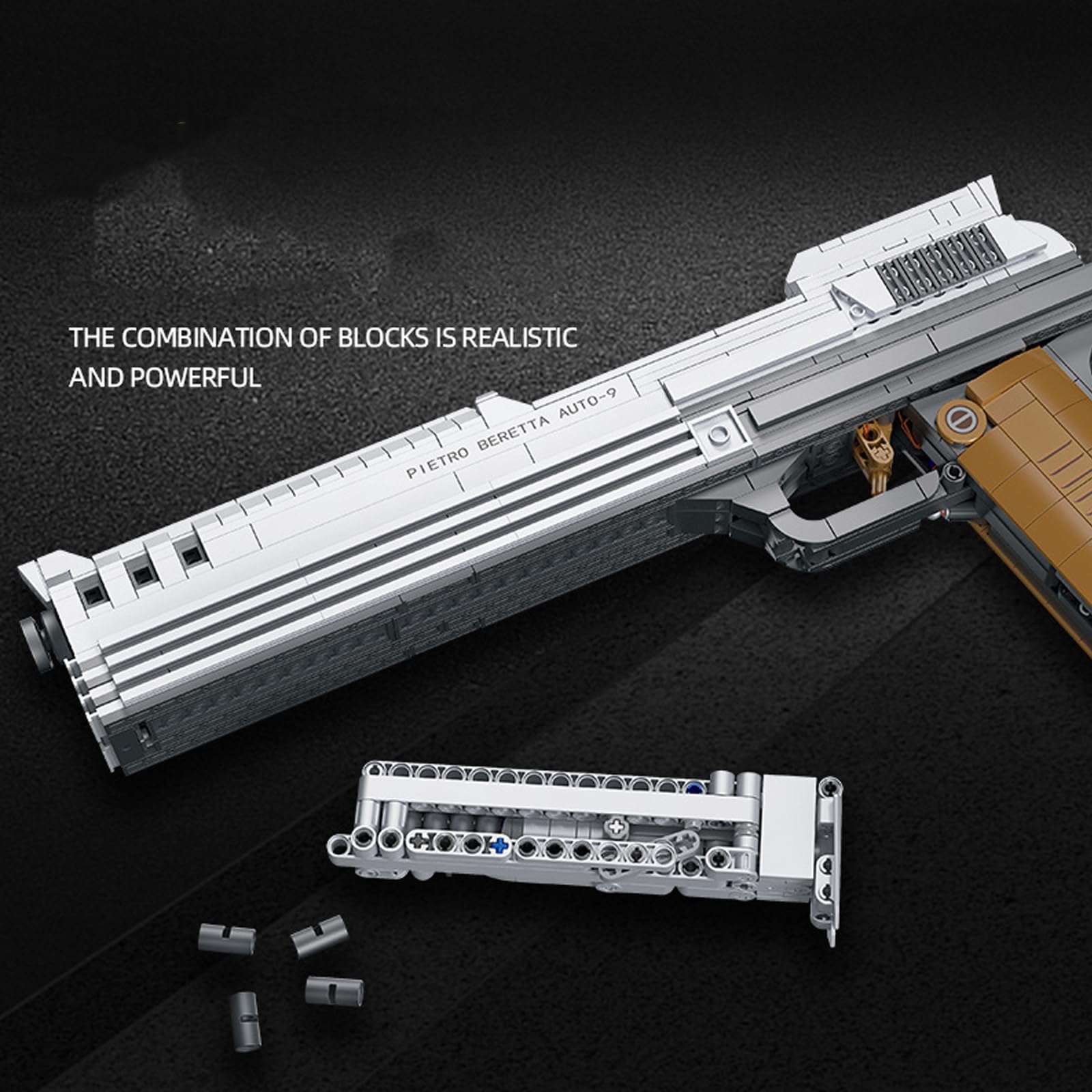 Mochub Lego Gun Moc Building Block Gun 2024 New Boys Assembly Toy