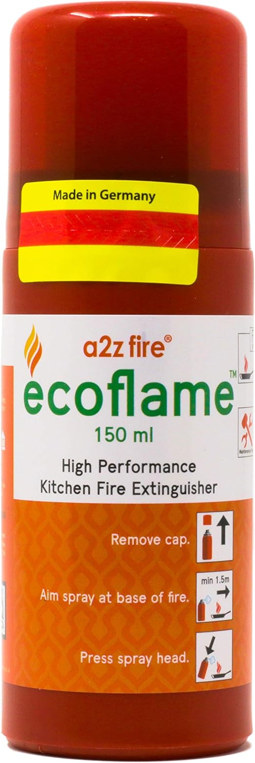 Ecoflame 150ml Kitchen Fire Extinguisher : Amazon.co.uk: DIY & Tools