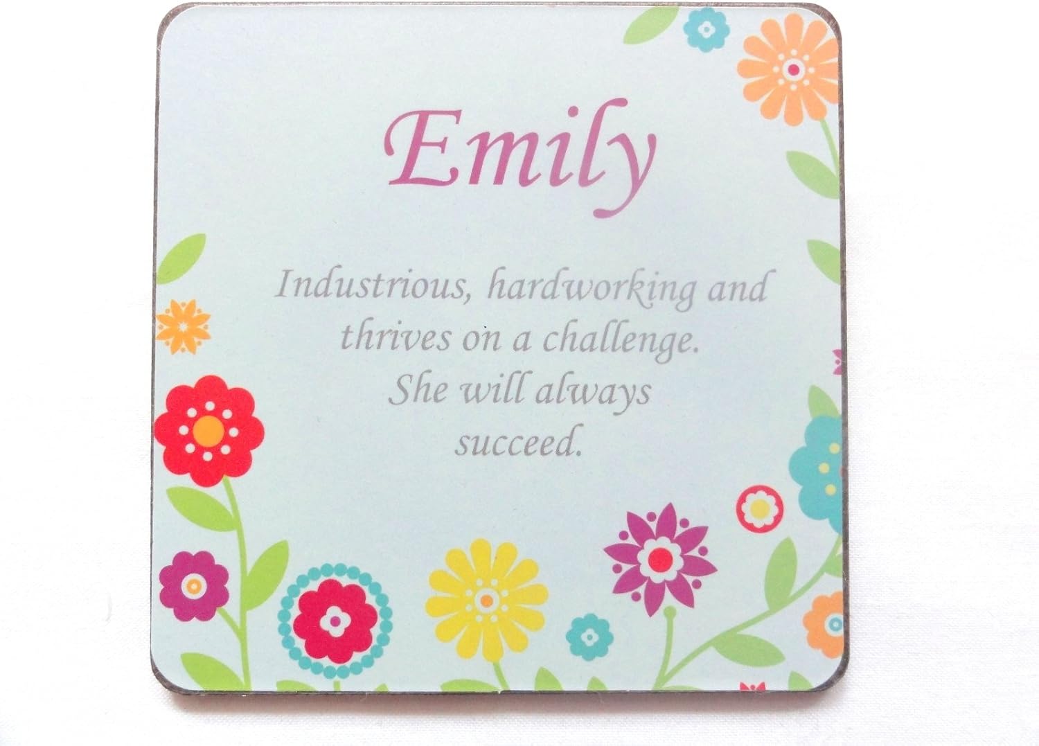 Amazon.com: Emily Named Coaster with Meaning : Home & Kitchen
