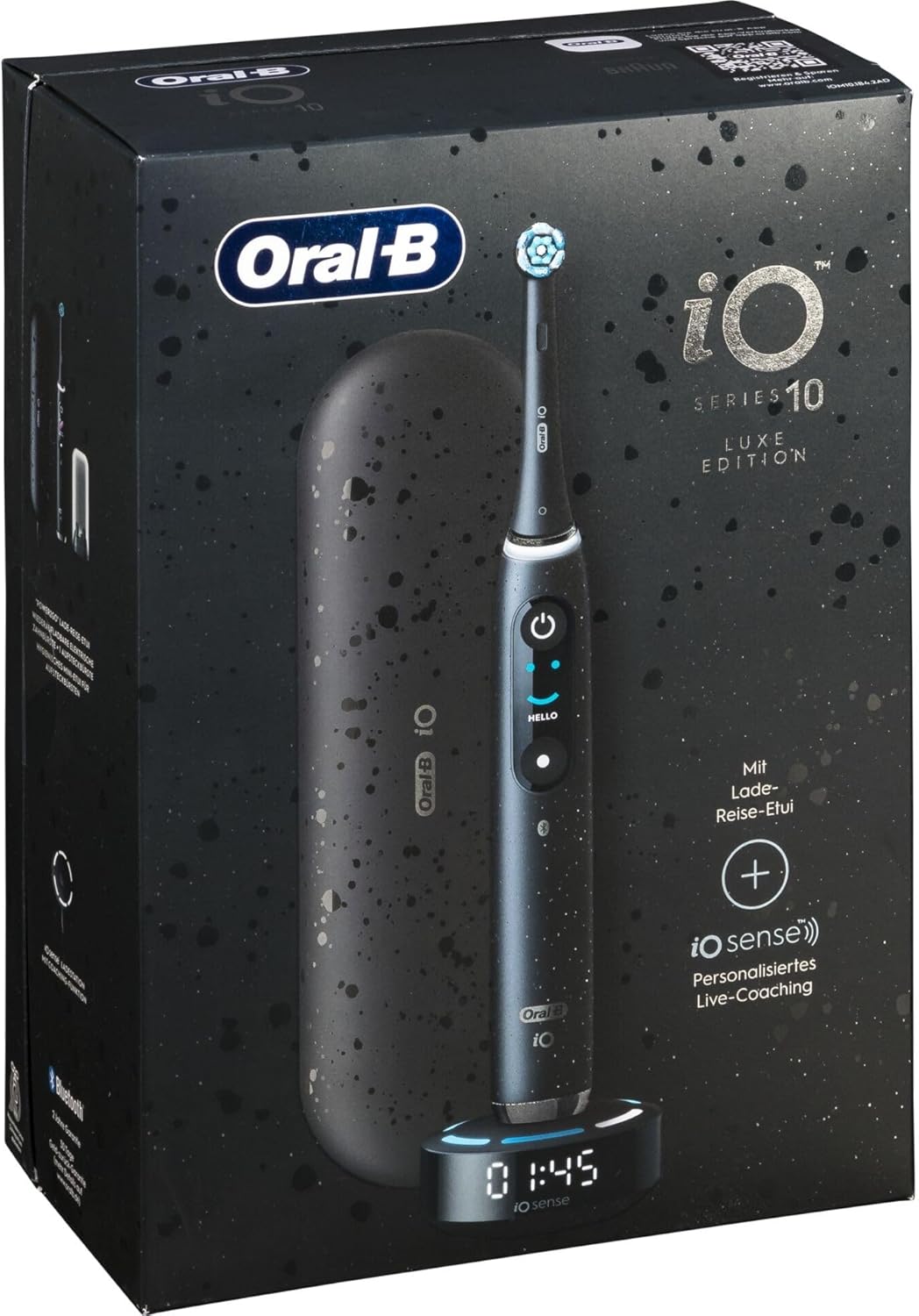 Oral-B iO Series 10 Luxe Edition Electric Toothbrush, Magnetic Technology, 7 Cleaning Modes for ...