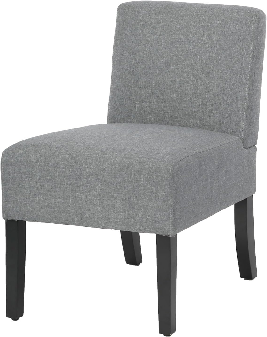 Amazon.com: PayLessHere Modern Armless Accent Chairs - Solid Wood Legs ...