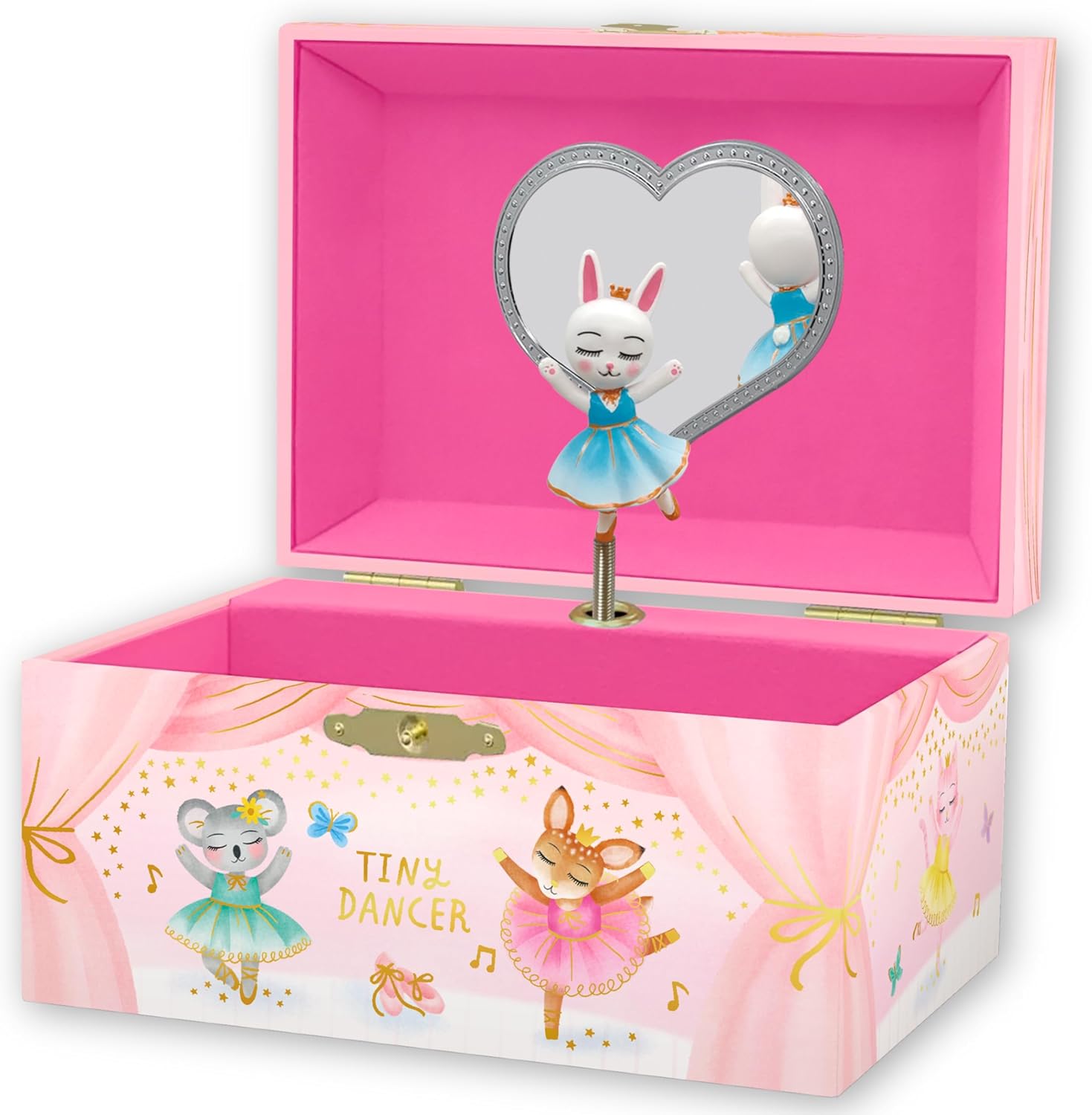 Amazon.com: Musical Ballerina Jewelry Box for Girls - Kids Jewelry Box ...