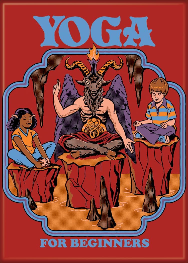 Amazon.com: Ata-Boy Steven Rhodes Yoga for Beginners 2.5" X 3.5 ...