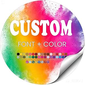 Amazon.com: Custom Logo Stickers - Design Your Own Personalized Labels ...