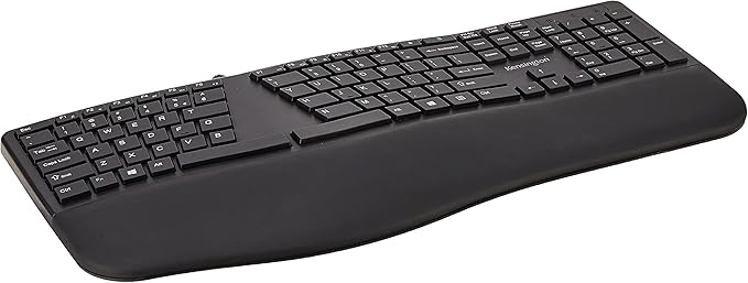 Kensington Pro Fit Ergonomic Wireless Keyboard and Mouse - Black ...