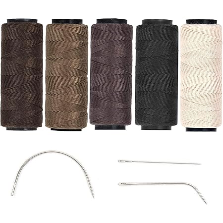 Amazon.com: 3 Rolls Sewing Threads Weaving Threads for Making Wigs Hand ...