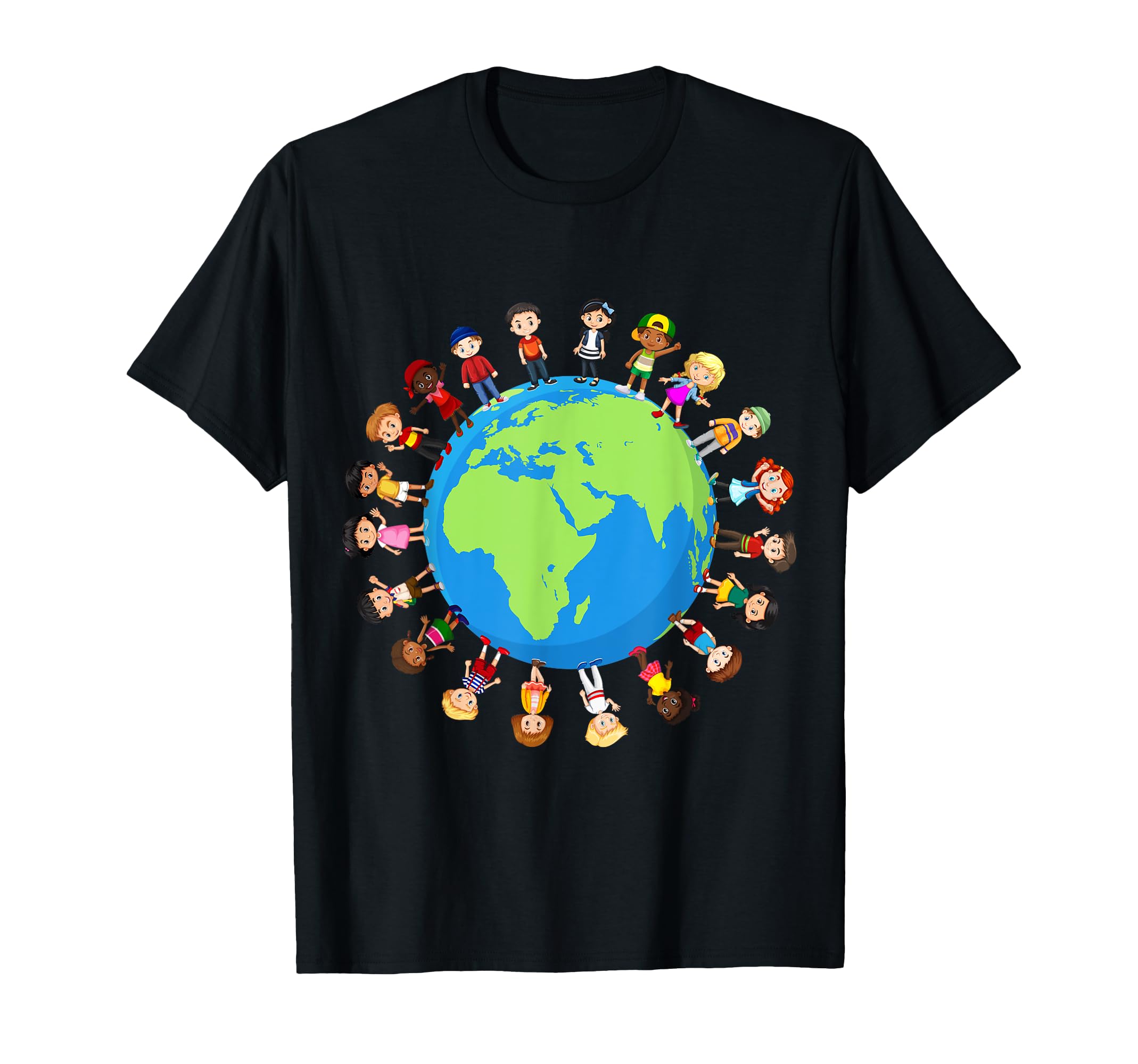Amazon.com: Earth Day Children Around the World Environmentalist T ...