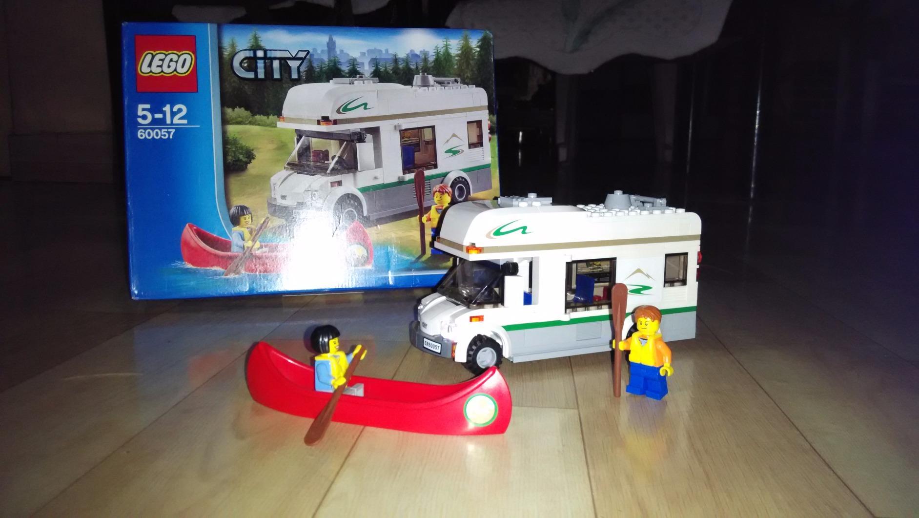 LEGO City Great Vehicles 60057 Camper Van,Multicolor, 195 Pcs : Amazon ...