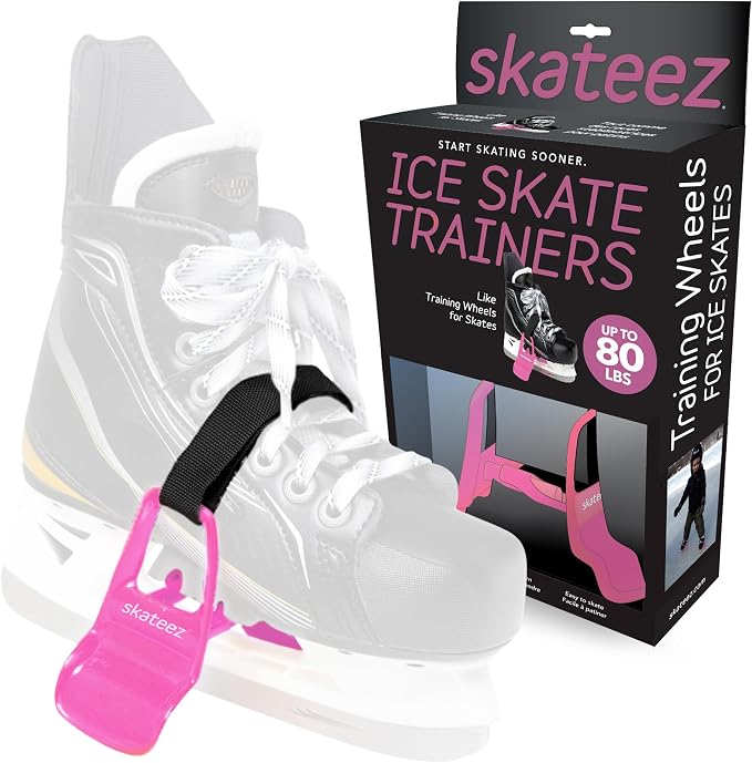 Skateez Skate Trainers for Ice Skates (Small, Pink)- Ice Skate Trainer ...